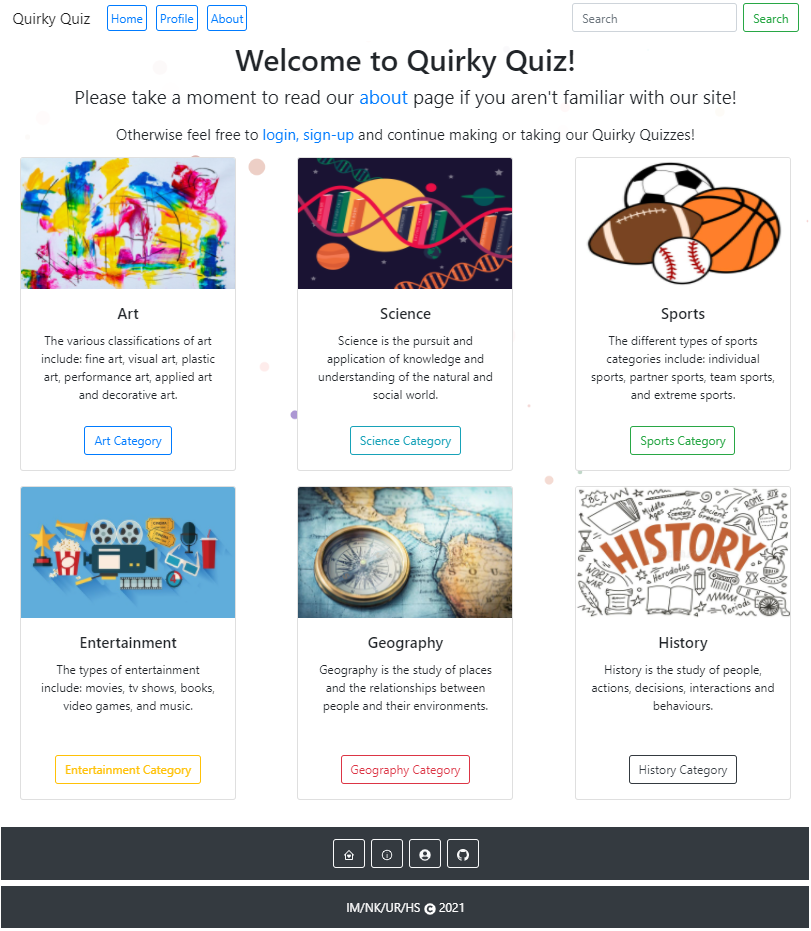 Quirky Quiz